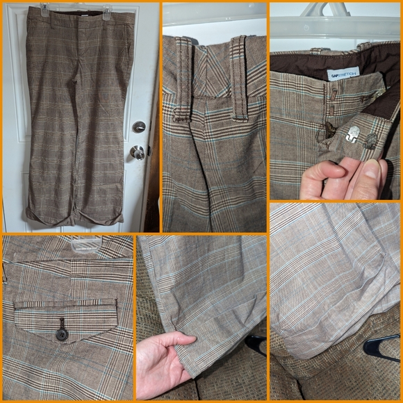 GAP | Pants & Jumpsuits | Gap Stretch Plaid Pants Plus Size | Poshmark